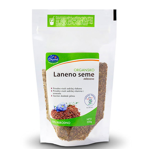 Laneno seme mleveno 200g (organsko)