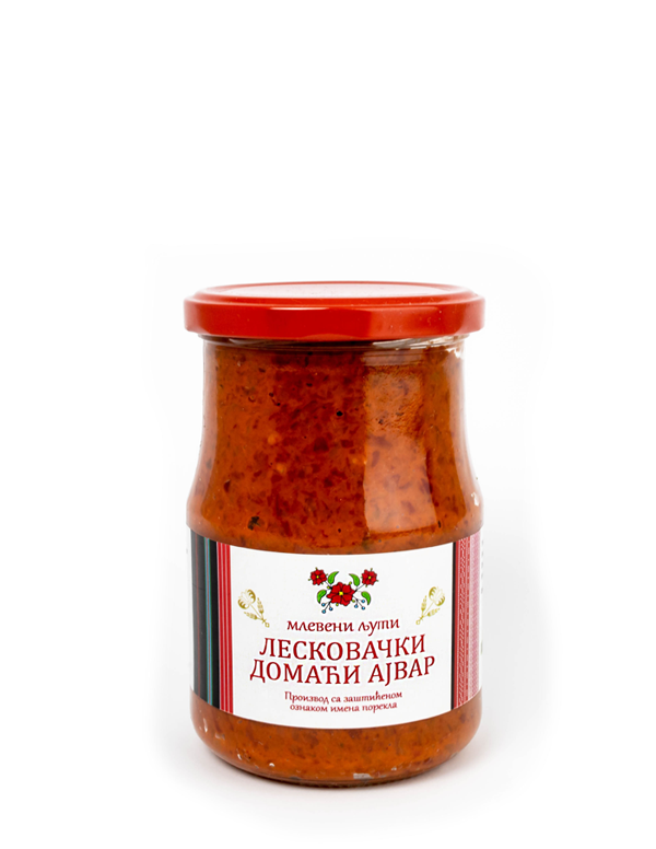 LESKOVAČKI DOMAĆI AJVAR MLEVENI LJUTI