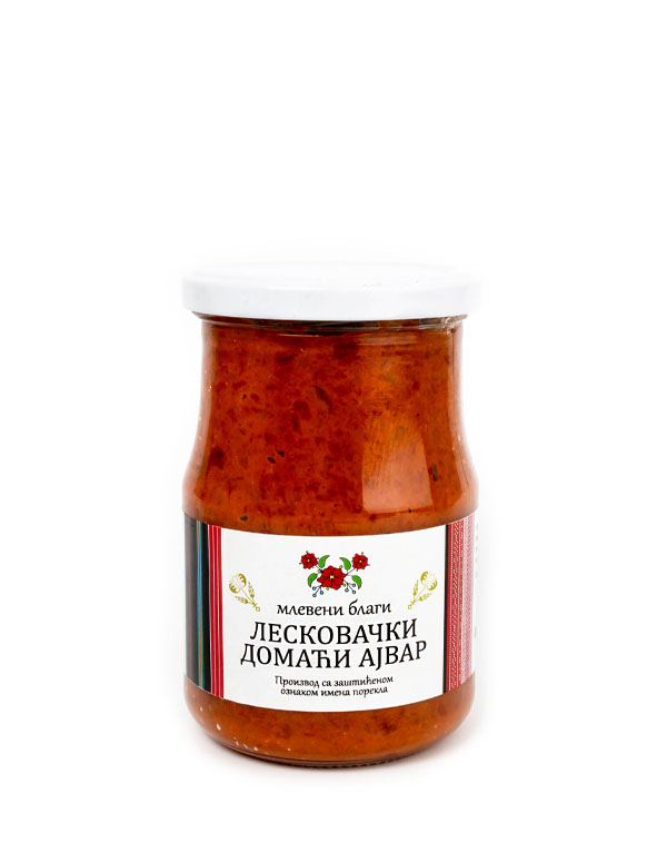 LESKOVAČKI DOMAĆI AJVAR MLEVENI BLAGI