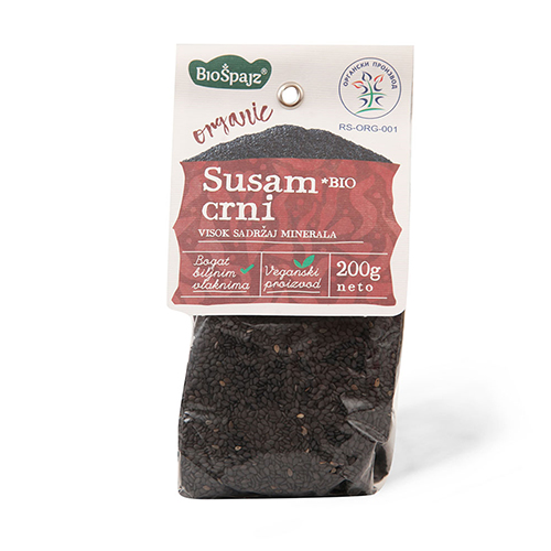 Crni susam 200g (organski)