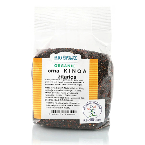 Crna kinoa 200g (organska)