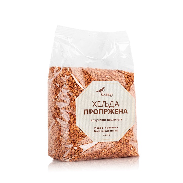 Heljda propržena bez glutena 1kg Slavuj