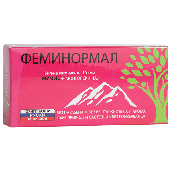 Feminormal – Mumio vaginalete 10 kom