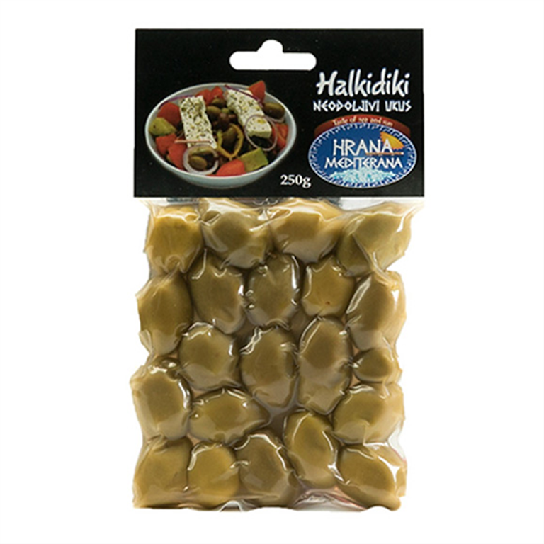 Masline zelene Halkidiki 250gr