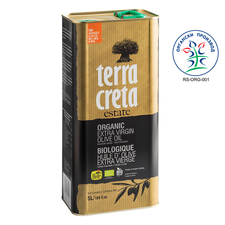 Maslinovo ulje ekstra devičansko Terra Creta BIO 5l