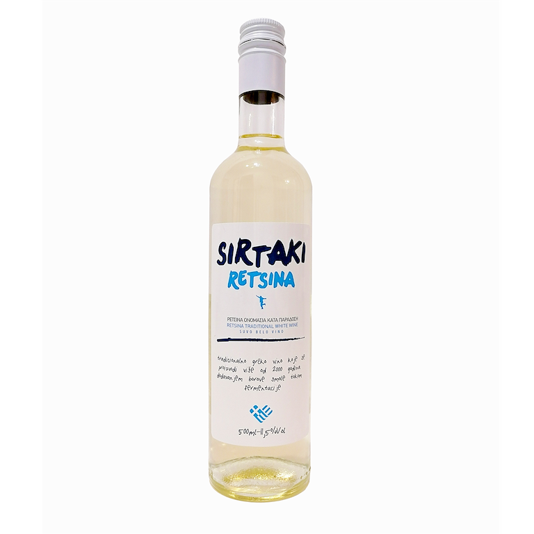 Retsina belo vino Sirtaki 0,5l