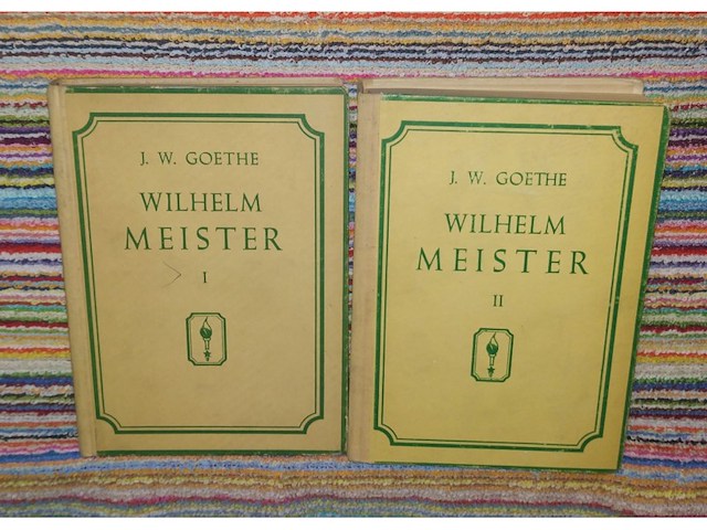 WILHELM MEISTER 1-2 - J. W. GOETHE