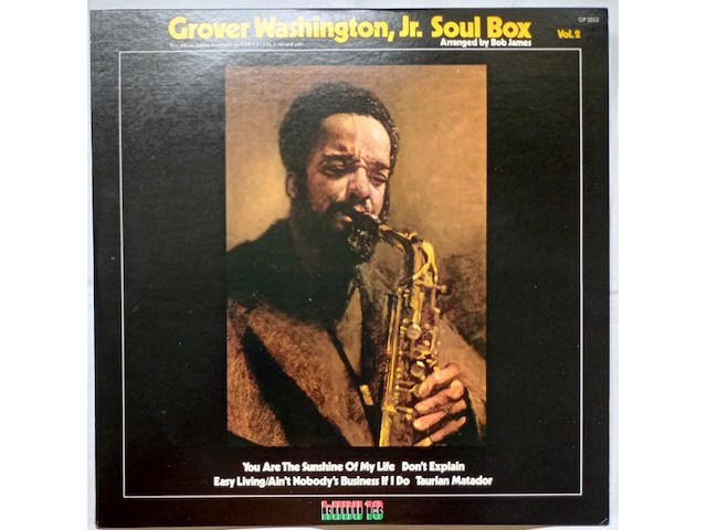 GROVER WASHINGTON Jr. - Soul Box Vol.2 (Japan Press)