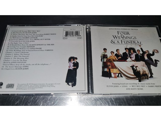 Four weddings &; a funeral soundtrack , ORIGINAL