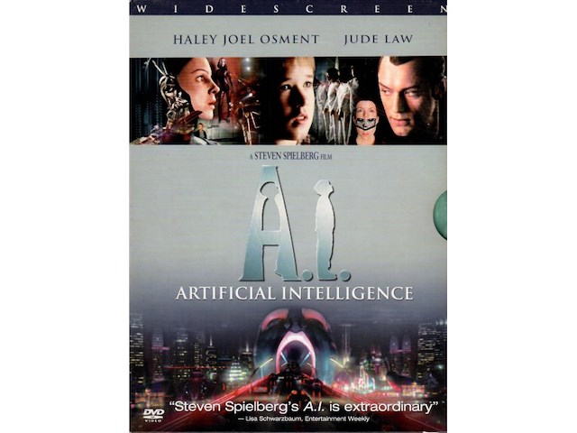 DVD A.I. VEŠTAČKA INTELIGENCIJA BOX SET 2 DISKA