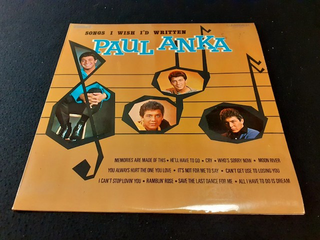 Paul Anka - Songs I Wish I`d Written, original UK, NM