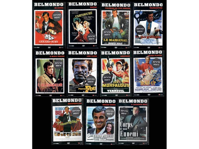 DVD BELMONDO KOLEKCIJA 11 FILMOVA