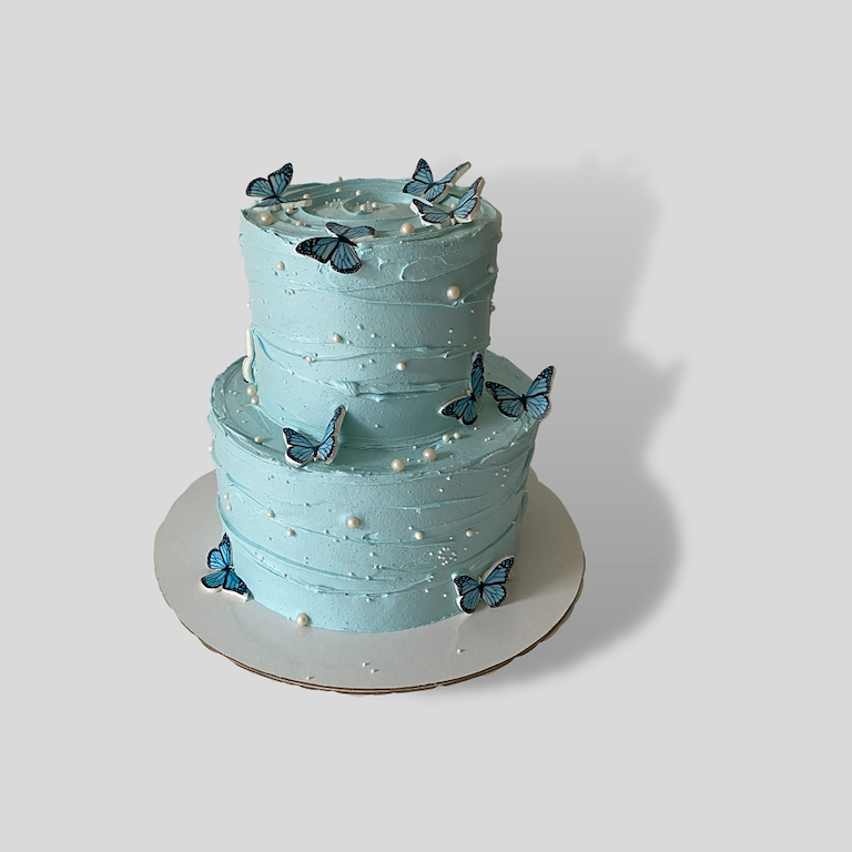 Prodavnica poklona - Torta za heroinu- Plavi leptirići