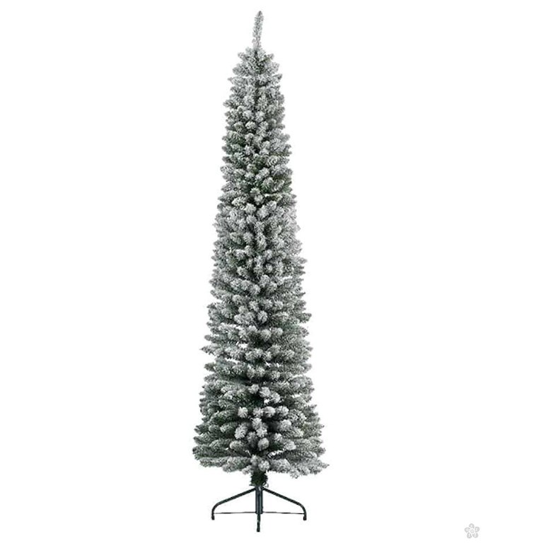 Novogodišnja jelka Slim Snowy Pencil Pine 120cm