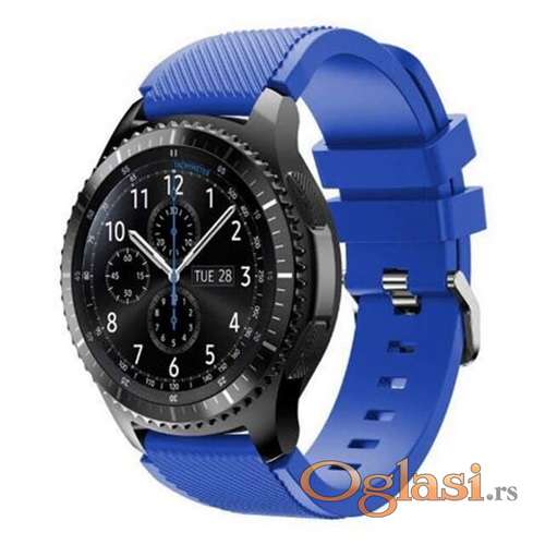 Kraljevsko plava silikonska narukvica 22mm Huawei watch 46mm