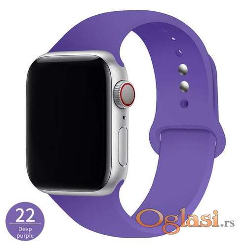 Silikonska purple narukvica Apple watch 38/40/41