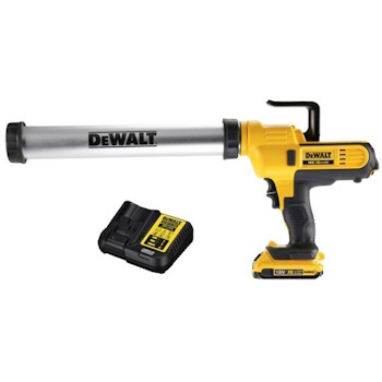 DeWalt aku pištolj za silikon 18V XR 600ML 1 x 2.0Ah DCE580D1