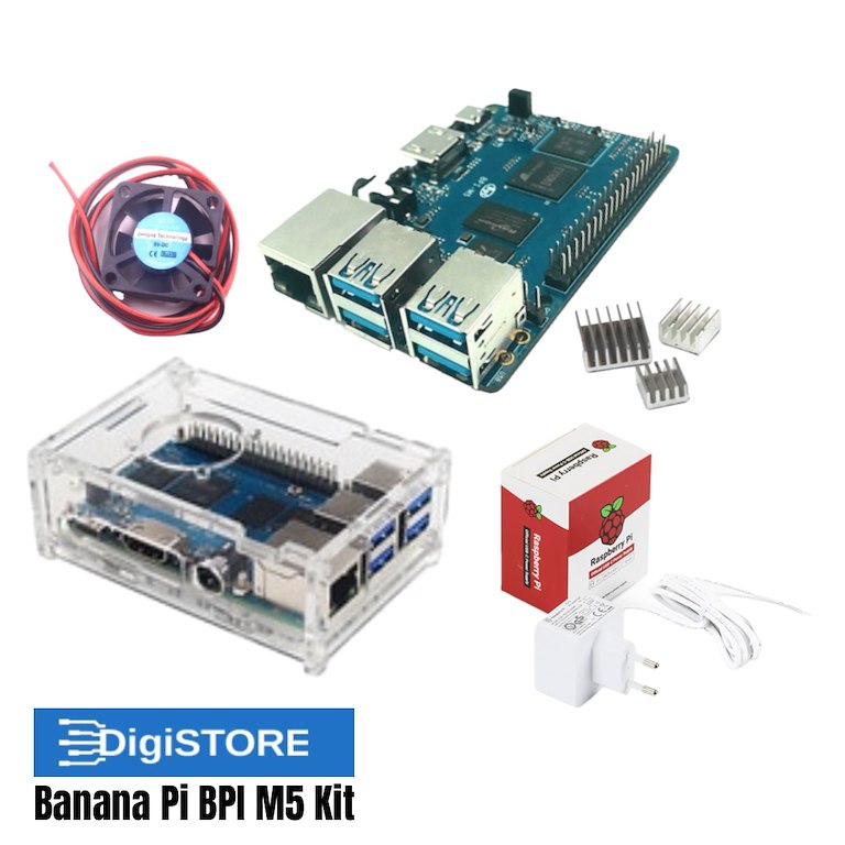 Banana Pi BPI-M5, 4GB RAM 16GB eMMC kit