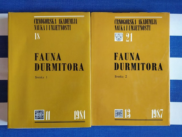 Fauna Durmitora / sveske 1 i 2