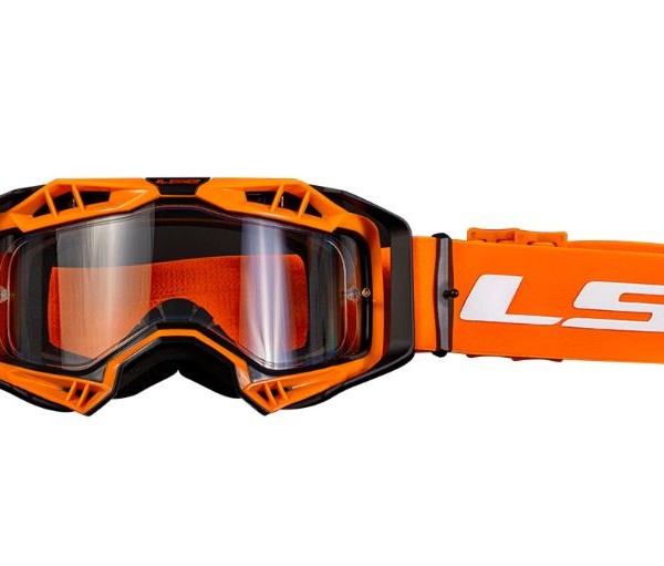 Moto Cross naočare LS2 AURA narandžaste sa providnim vizirom