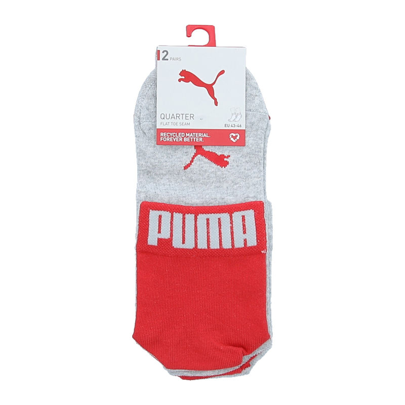 MUŠKE ČARAPE PUMA MEN LOGO BLOCK QUARTER 2P