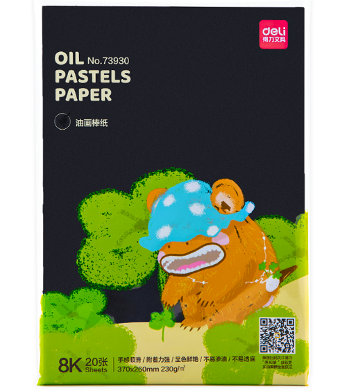 DELI Oil pastels paper 73930