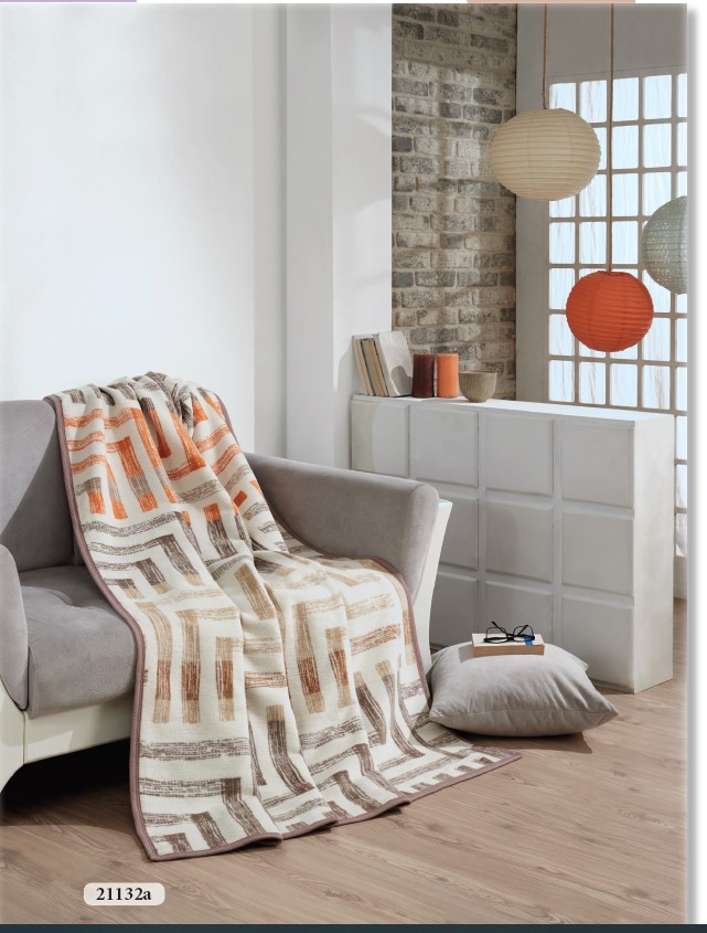 Ćebe ECO BLANKET 150x200 - 21132c - Beige Orange