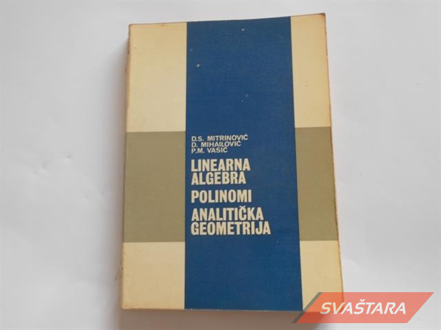 Linearna algebre i analitičke geometrija za RAF