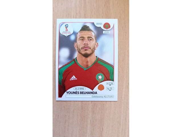 Panini Rusija Russia 2018 sličica broj 151