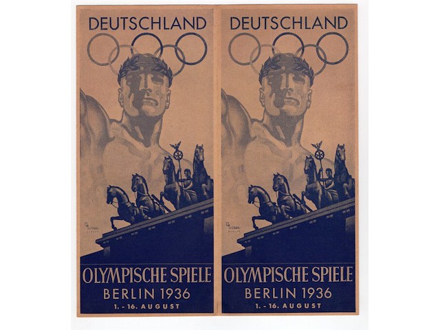 Olimpijske igre u Berlinu 1936. : raspored takmičenja