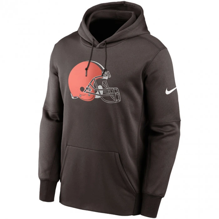 Cleveland Browns Nike Prime Logo Therma duks sa kapuljačom