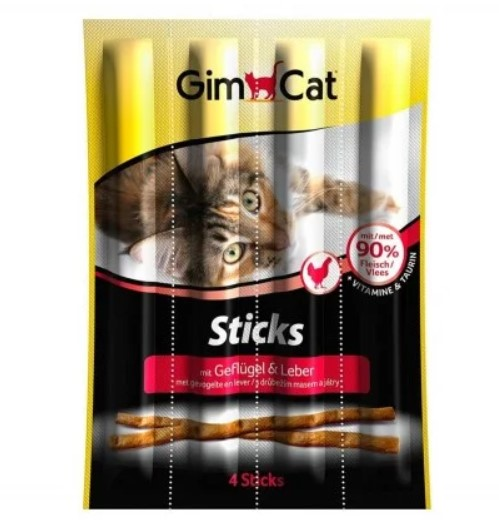 Gimcat Cat sticks poultry 4x20g