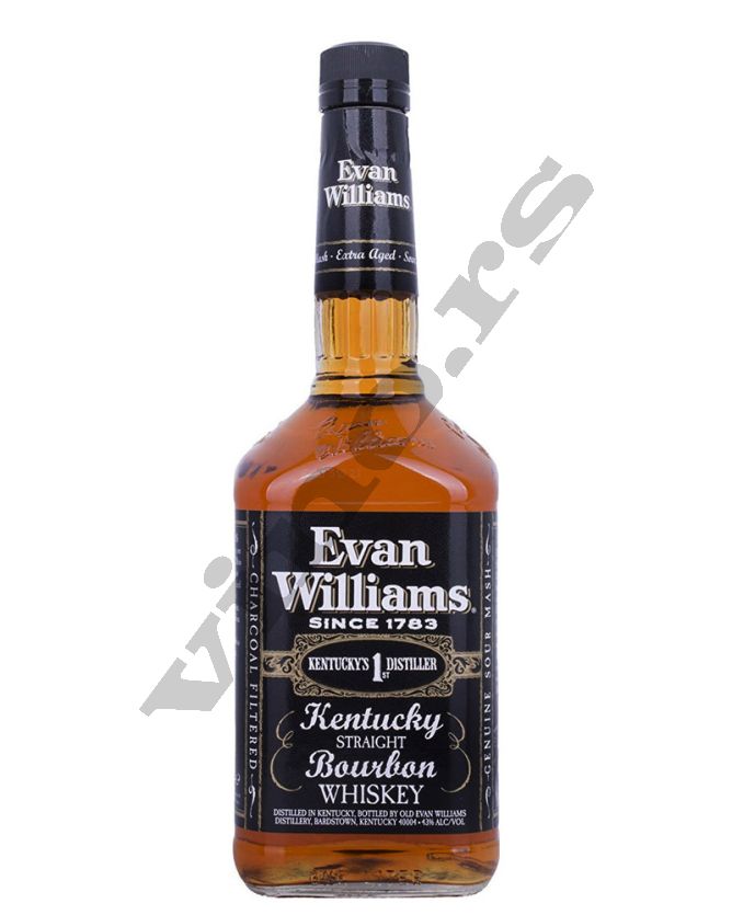 Evan Williams black label bourbon