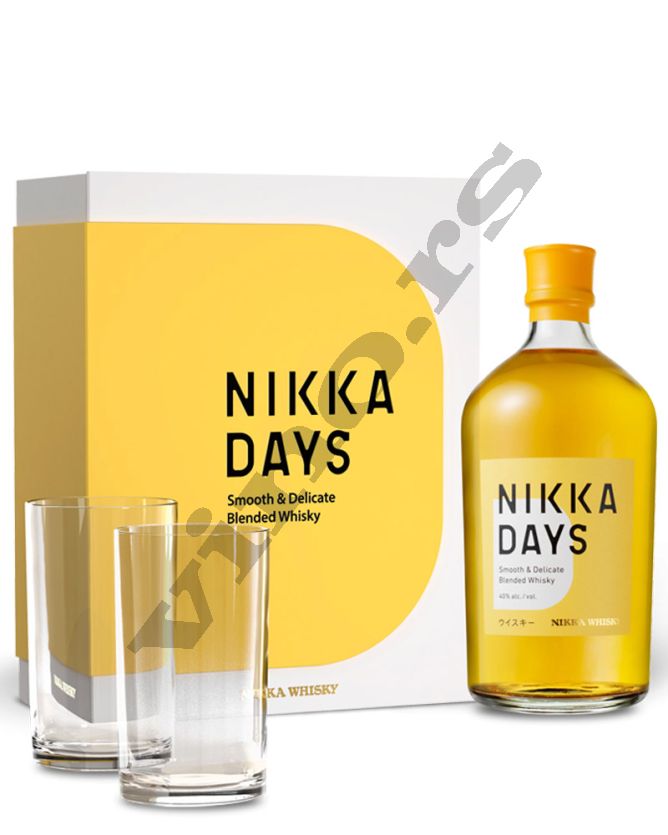 Nikka days+dve čaše gift box