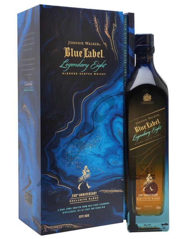 Johnnie Walker blue label legendary eight