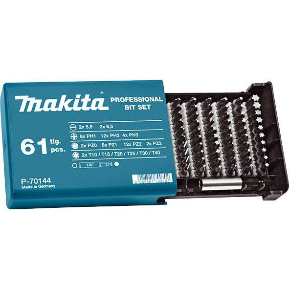 61 kom. umetaka za vijke Makita P-70144