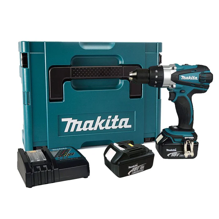 Makita DHP458RFJ 18V; 2x3,0 Ah akumulatorska vibraciona bušilica - odvijač