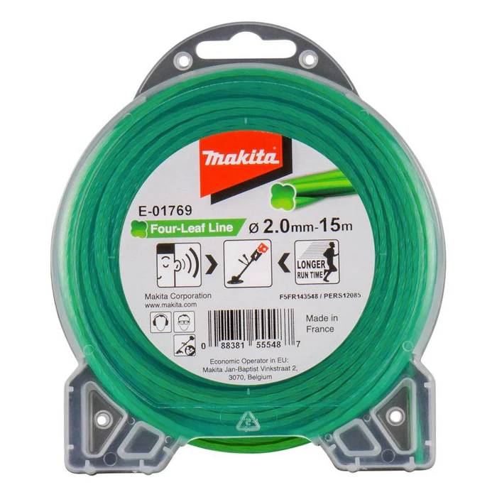 Makita zeleni tihi najlonski konac 2,0mm/15m (E-01769)