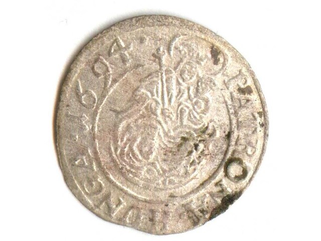 Madjarska denar Leopold 1694
