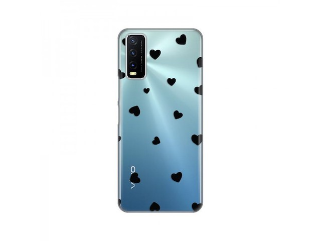 Maskica Silikonska Print Skin za Vivo Y20/Y20s Hearts