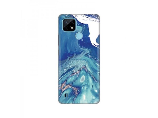 Maskica Silikonska Print za Realme C21 Blue Marble