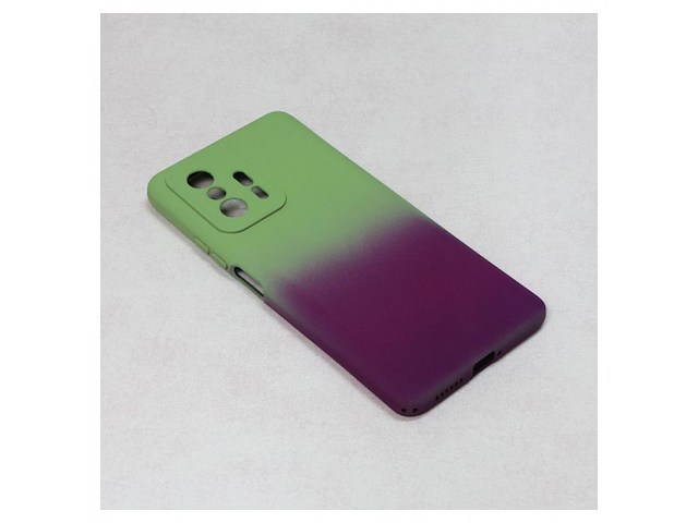 Maskica Double Color za Xiaomi 11T/11T Pro zeleno-ljubicasta