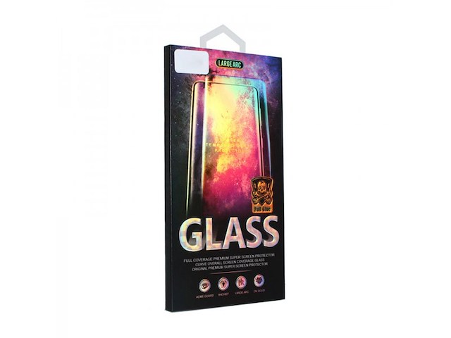 Zaštitno Staklo full glue 0.15mm za Samsung S908B Galaxy S22 Ultra 5G zakrivljeni crni (fingerprint unlock)