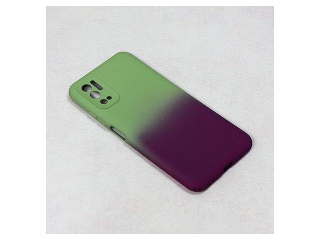 Maskica Double Color za Xiaomi Redmi Note 10 5G zeleno-ljubicasta