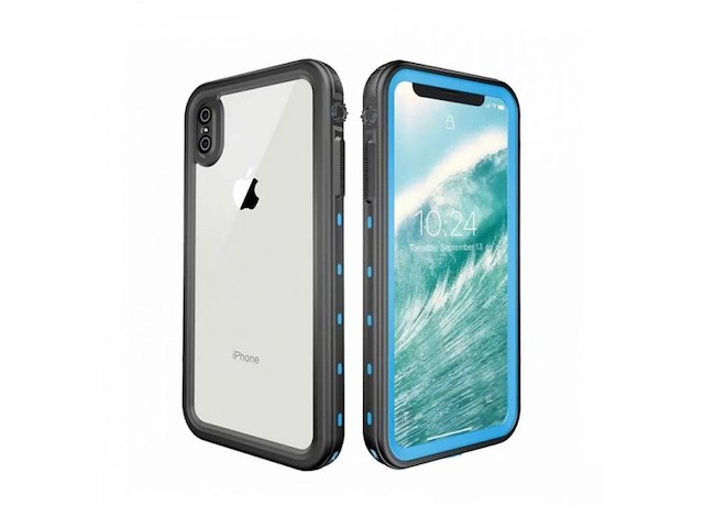 Vodootporna torbica DOT+ za iPhone XS Max svetlo plava