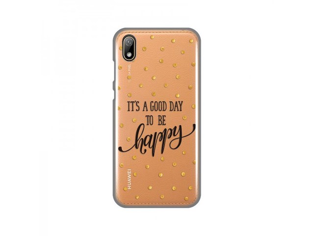 Maskica Silikonska Print Skin za Huawei Y5 2019/Honor 8S 2019/2020 Happy Day