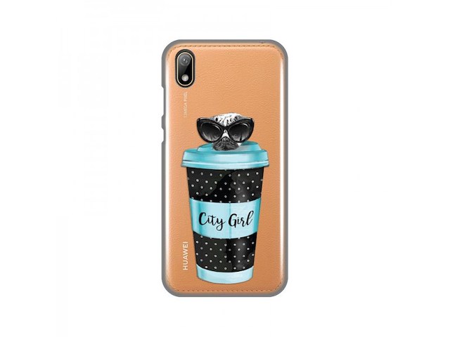 Maskica Silikonska Print Skin za Huawei Y5 2019/Honor 8S 2019/2020 City Coffee