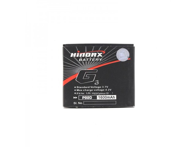 Baterija Hinorx za LG P990/P920 1600mAh nespakovana