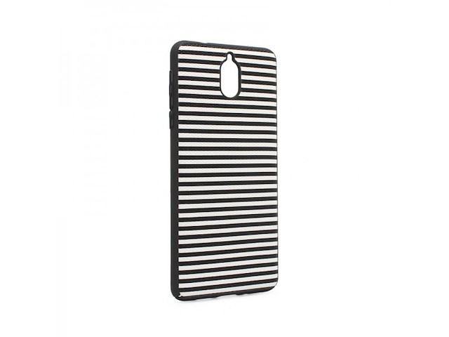 Maskica Luo Stripes za Nokia 3.1 2018 crna