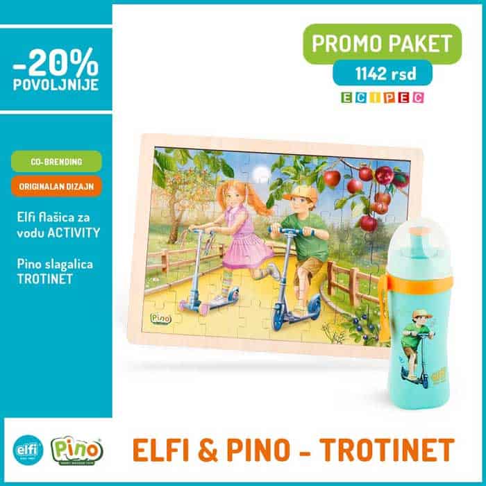 Promo paket – ELFI & PINO – Trotinet (dečak)